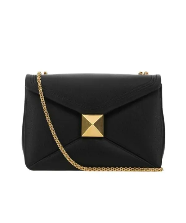 Valentino Garavani One Stud Foldover Top Shoulder Bag