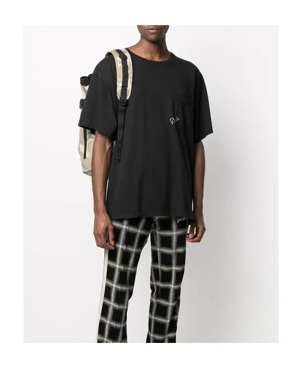 Rhude Embroidered-logo Cotton T-shirt