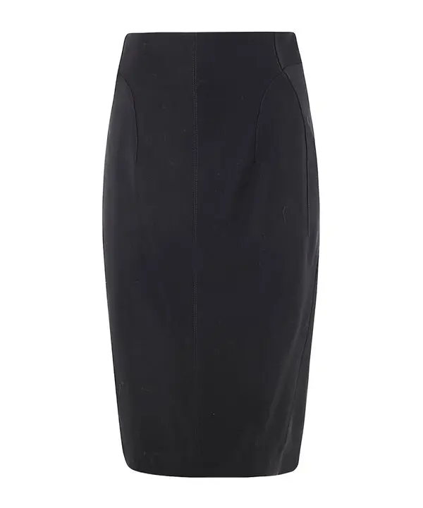 MUGLER Buckled Tailored Skirt