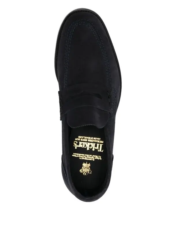 TRICKER'S Suede Loafers - Navy