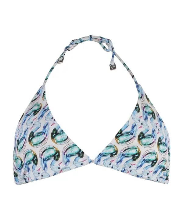 Tory Burch Printed Halterneck Bikini Top