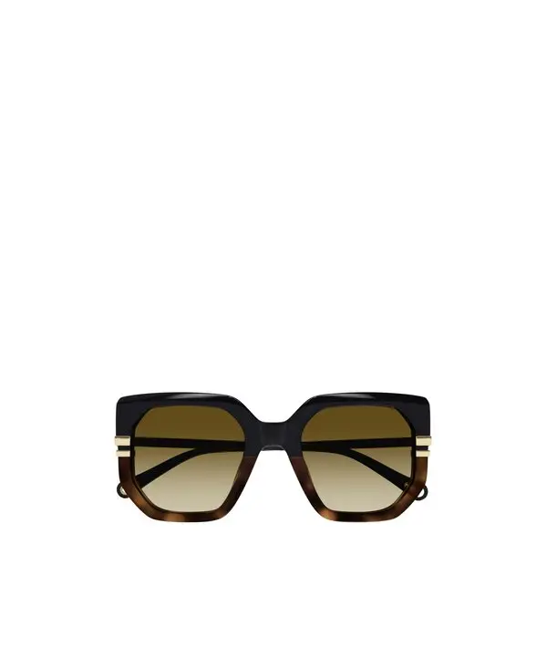 Chloé Eyewear Oversized Square Frame Sunglasses - Brown