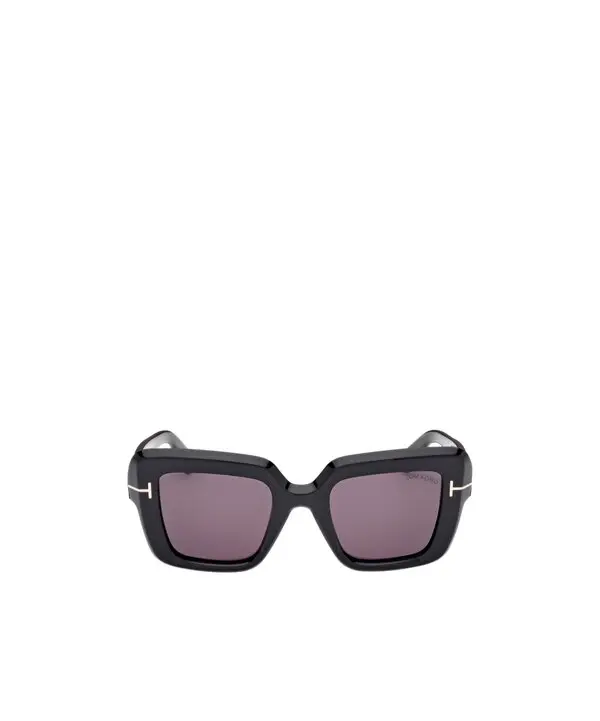TOM FORD Esme Oversized Frame Sunglasses - Gray