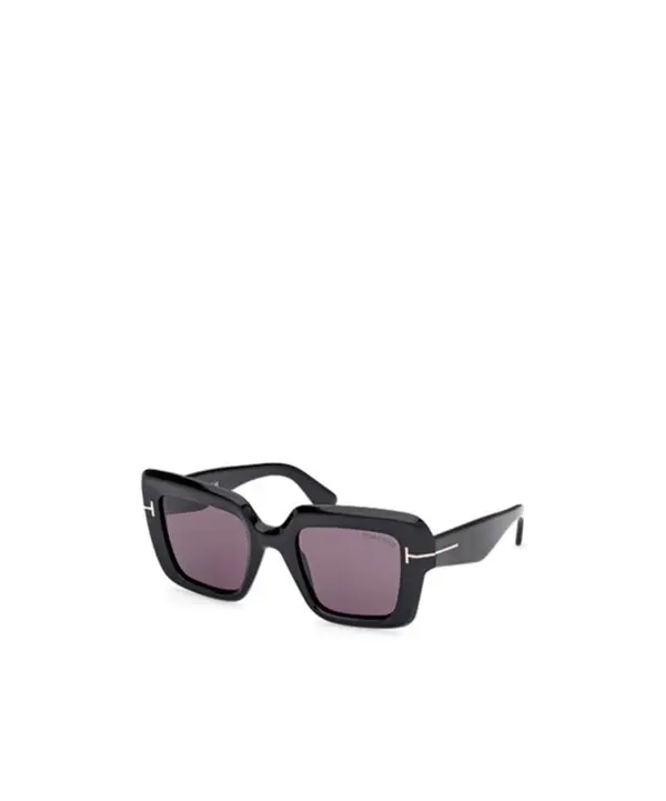 TOM FORD Esme Oversized Frame Sunglasses - Gray