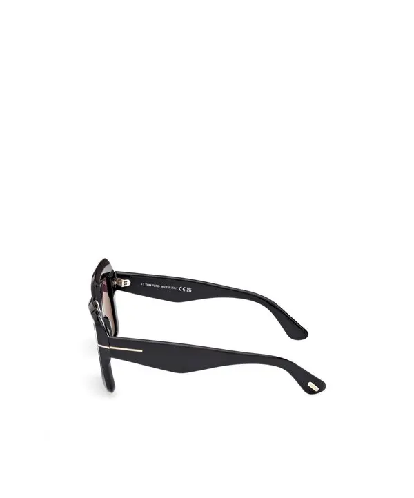 TOM FORD Esme Oversized Frame Sunglasses - Gray