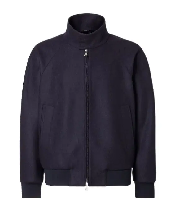 Fendi Zip-up Bomber Jacket - Blue