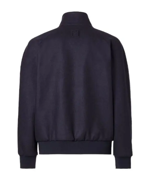 Fendi Zip-up Bomber Jacket - Blue