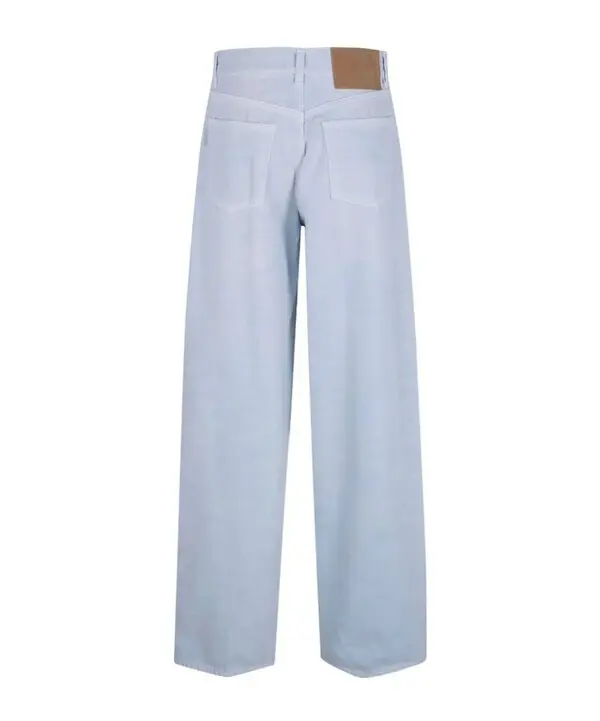 HAIKURE Logo Patch Wide-leg Jeans