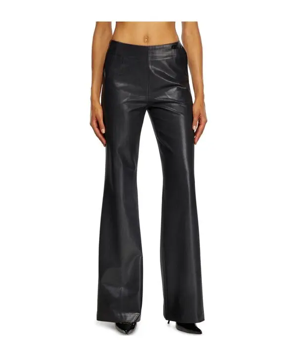 DIESEL® P-olaris Coated Pinstripe Flare Pants