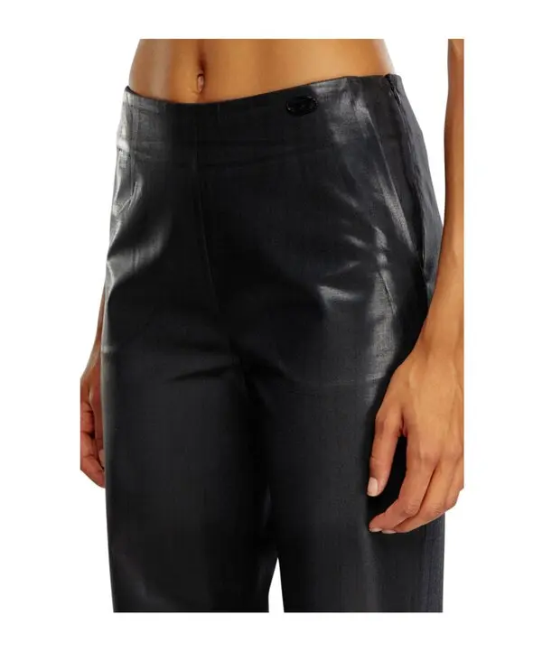 DIESEL® P-olaris Coated Pinstripe Flare Pants