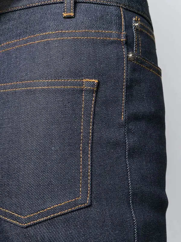 A.p.c. Sailor Jeans High Waist Straight Leg Denim