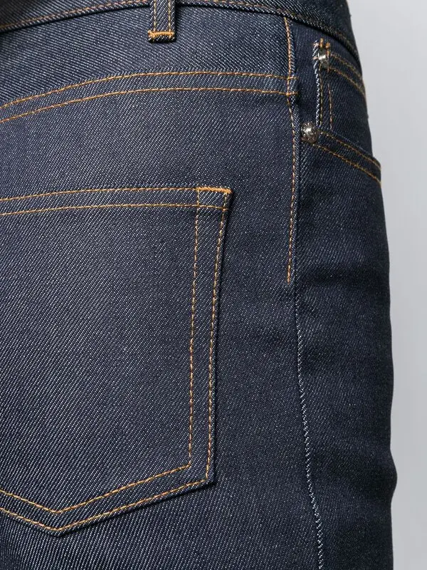 A.p.c. Sailor Jeans High Waist Straight Leg Denim