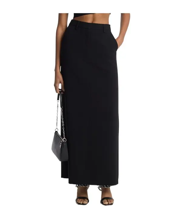 Michael Kors Tailored High-waisted Maxi Skirt - Black