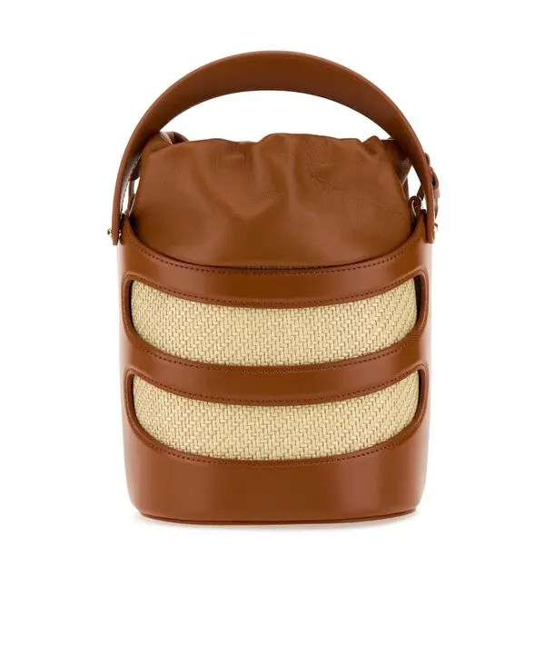 Alexander McQueen The Rise Drawstring Bucket Bag