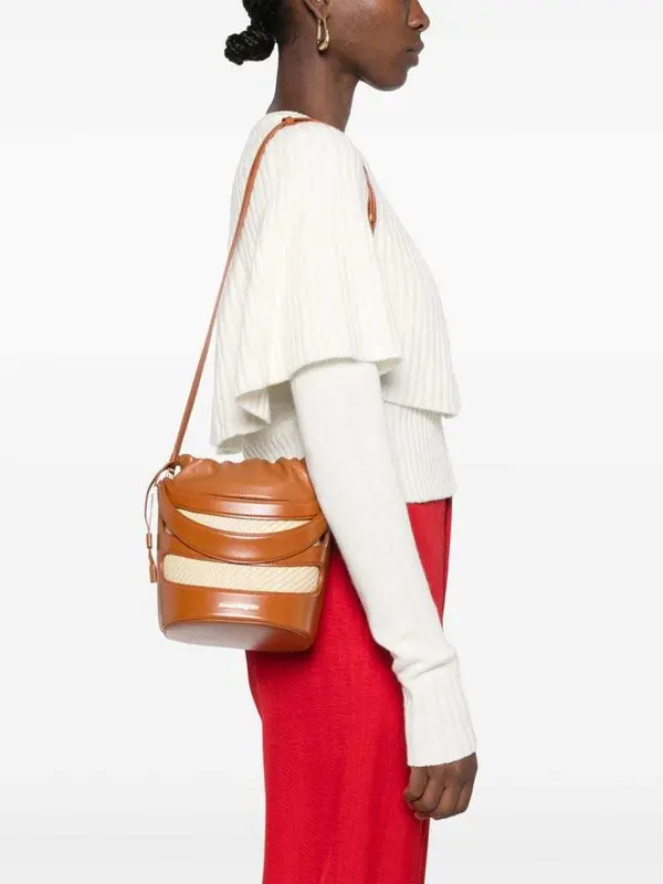 Alexander McQueen The Rise Drawstring Bucket Bag