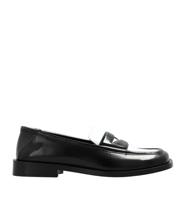 Attico Amanda College Flat Shoes - Black