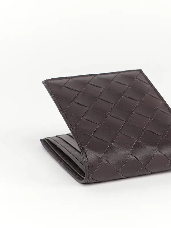 Bottega Veneta Intrecciato Bifold Wallet - Brown