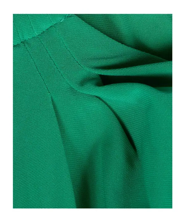 Ralph Lauren One-shoulder Draped Maxi Dress With Side Slit