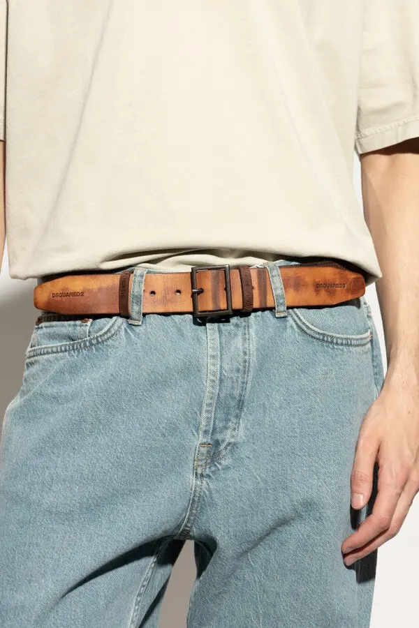 Dsquared2 Buckled Leather Belt