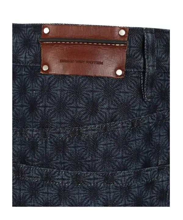 Dries Van Noten Pine Patterned Wide-leg Trousers