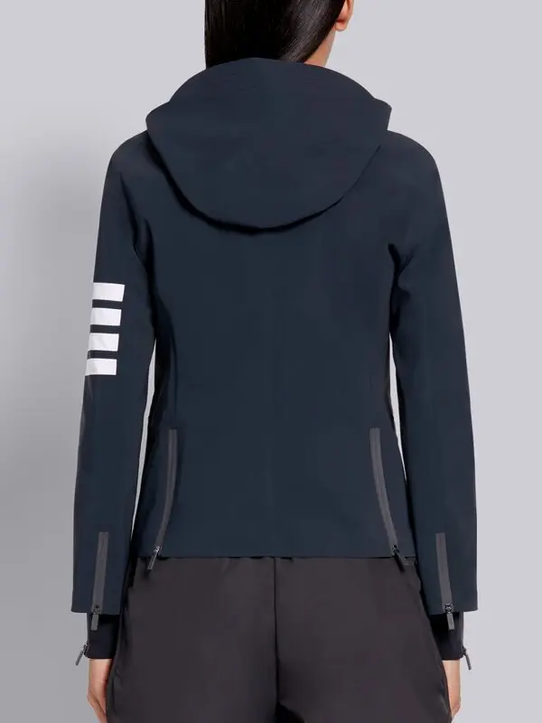 Thom Browne 4-bar Tech Compression Zip-up Hooded Jacket