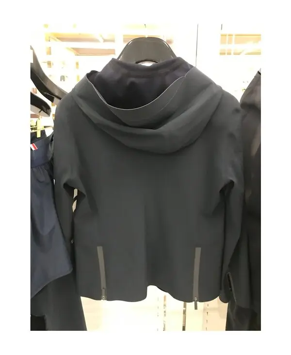 Thom Browne 4-bar Tech Compression Zip-up Hooded Jacket