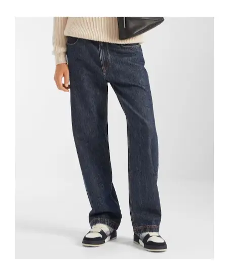 Fendi Straight-cut Long Jeans - Blue