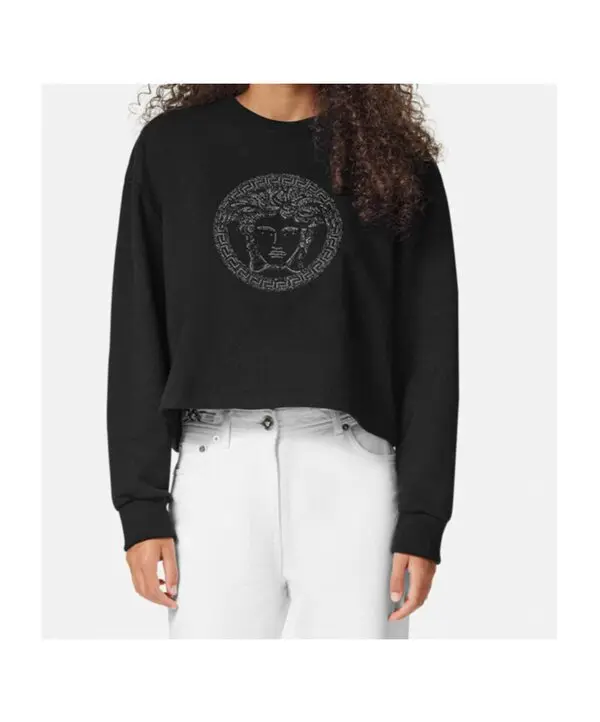 Versace Embellished Crewneck Sweatshirt