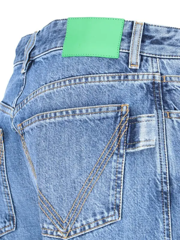 Bottega Veneta Buttoned Wide-leg Jeans