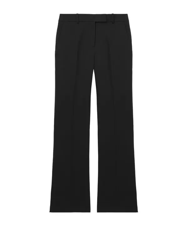 Alexander McQueen Kickback Straight-leg Trousers - Black