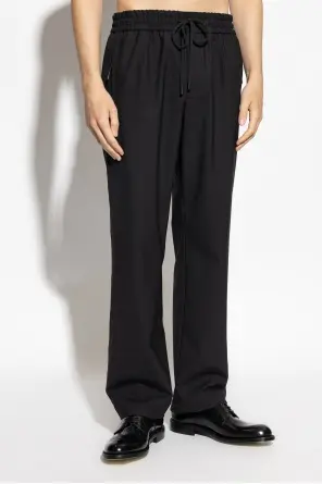 Dolce & Gabbana Drawstring Straight-leg Trousers