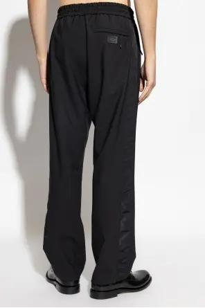 Dolce & Gabbana Drawstring Straight-leg Trousers
