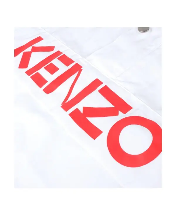 Kenzo Logo Printed Drawstring Hoodie