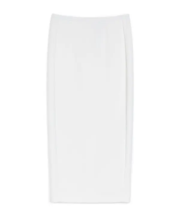 Max Mara Jersey Midi Skirt - White