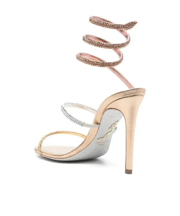 Rene Caovilla Embellished Stiletto Sandals