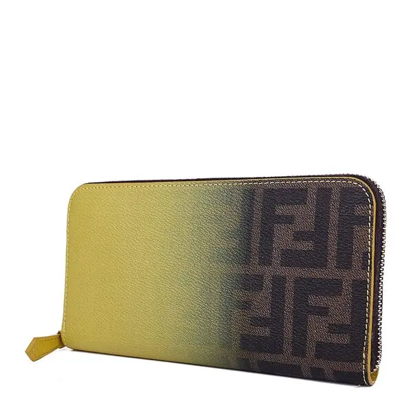 Fendi Gradient 'crayons' Wallet - Yellow