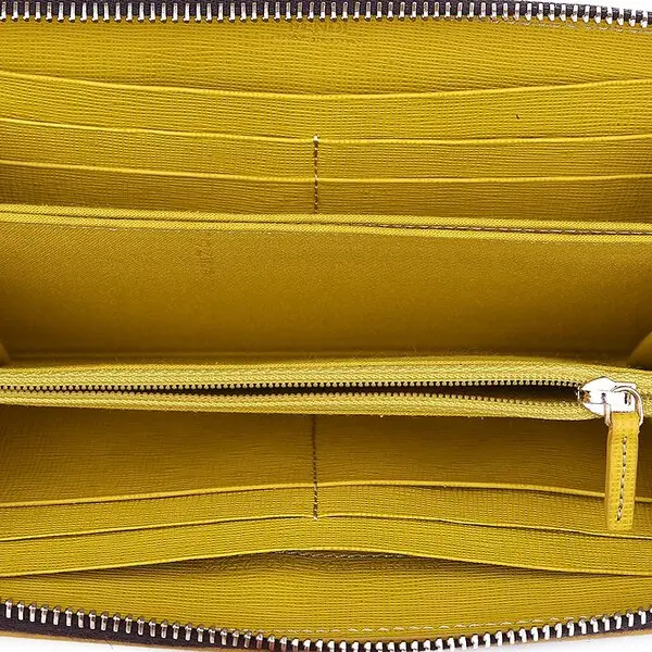 Fendi Gradient 'crayons' Wallet - Yellow