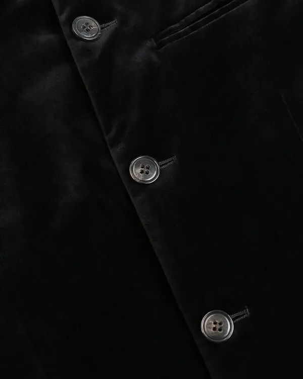 Emporio Armani Velvet Stand Collar Jacket