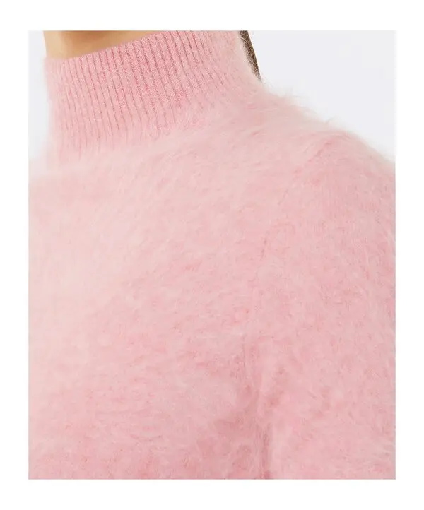 Sportmax Gubbio Mock Neck Jumper - Pink