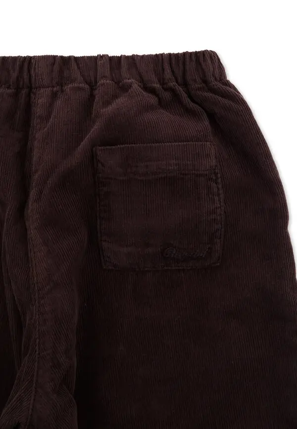 Bonpoint Elastic Waist Casual Pants - Brown