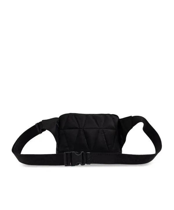 Versace Logo Plaque Quilted Belt Bag