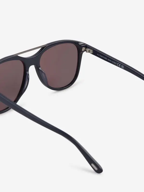 TOM FORD Aviator Sunglasses With Logo Detail - Gray