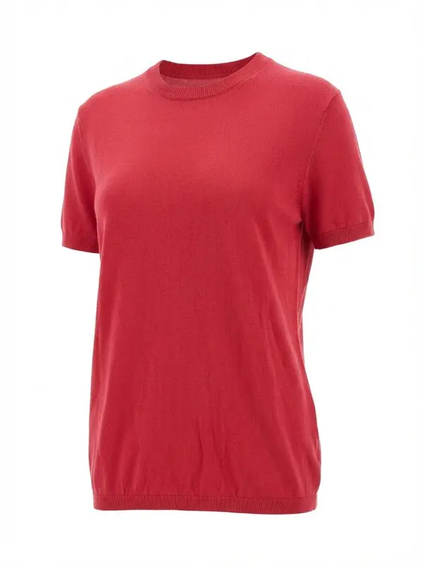 Max Mara Short Sleeve Sweater - Red