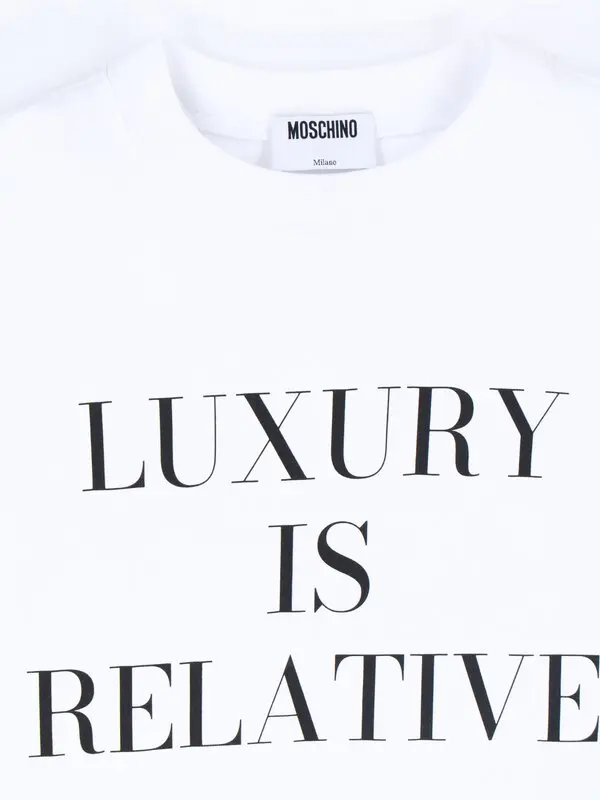 Moschino Short Sleeve Crewneck T-shirt