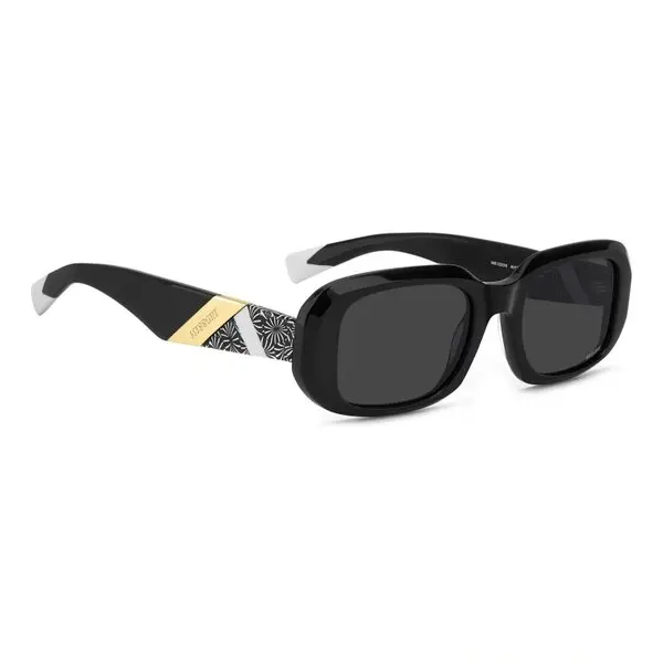 Missoni Rectangular Pattern-temple Sunglasses - Black