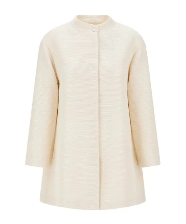 Herno Button Detailed Long Coat