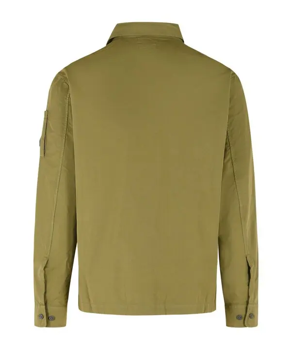 C.P. COMPANY Lens Button-up Overshirt - Green