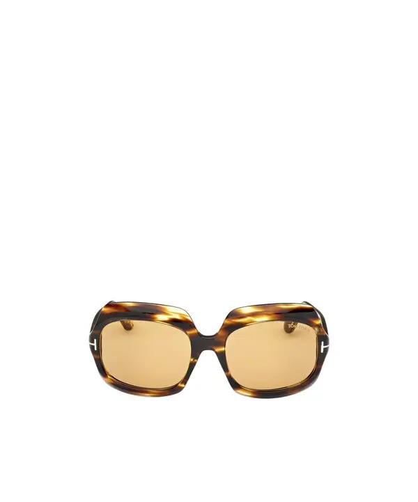 TOM FORD Oversized Frame Sunglasses - Nude