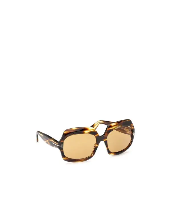 TOM FORD Oversized Frame Sunglasses - Nude
