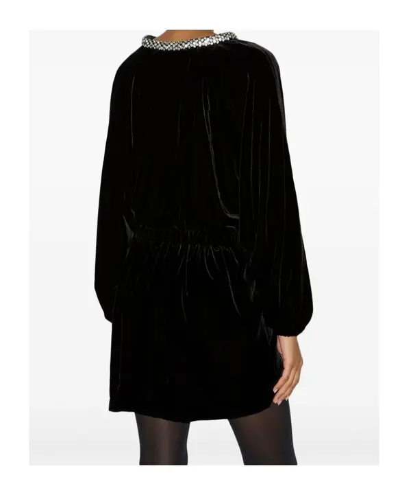 Isabel Marant Étoile Beniga Dress With Embellished Neckline